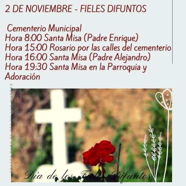 SOLEMNIDAD DE TODOS LOS SANTOS Y CONMEMORACIÓN DE LOS FIELES DIFUNTOS ... SOLEMNIDAD DE TODOS LOS SANTOS Y CONMEMORACIÓN DE LOS FIELES DIFUNTOS ...